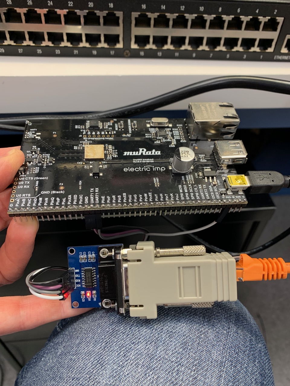 Secure web-based serial terminal - Electric Imp